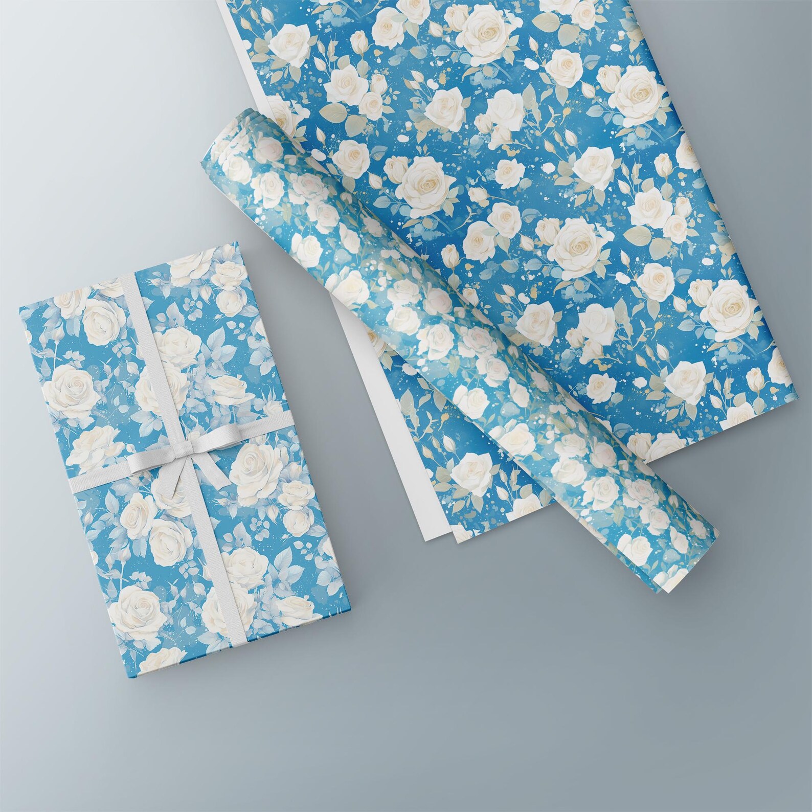 White Rose Pattern Rose Background Rose Seamless Pattern White Rose ...