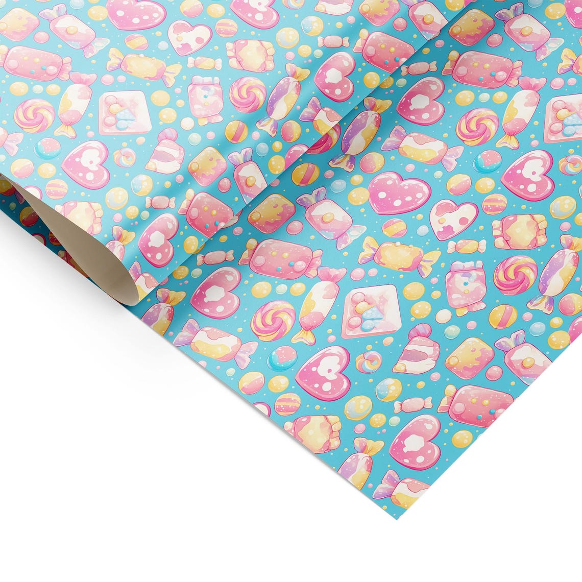 Candy Digital Paper Candy Printable Paper Candy Pattern Candy ...