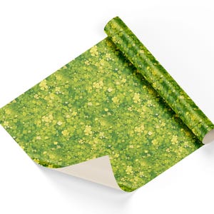 Watercolor Clover Digital Paper Shamrock Printable Paper Four Leaf ...