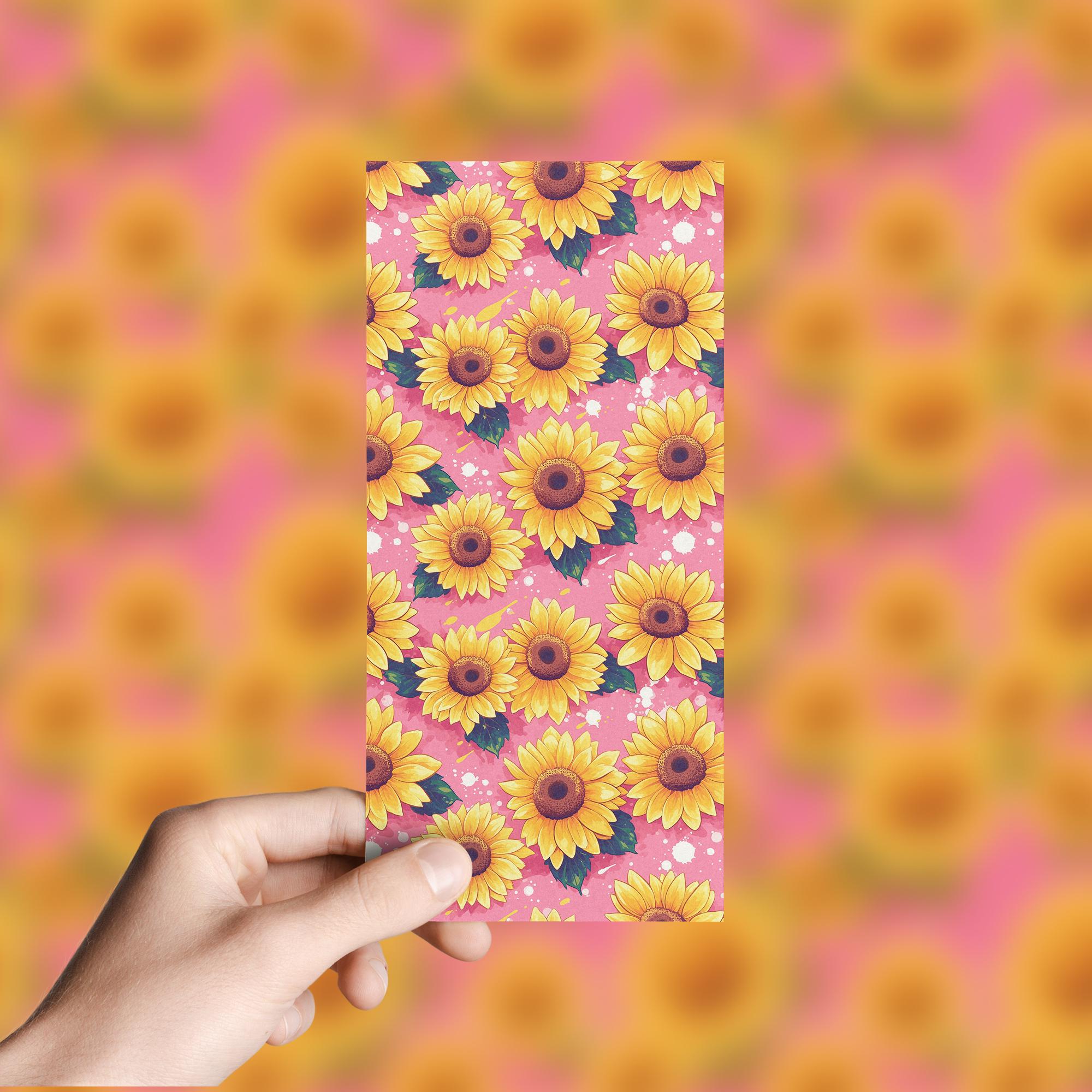 Sunflower Printable Paper Sunflower Pattern Sunflower Background ...