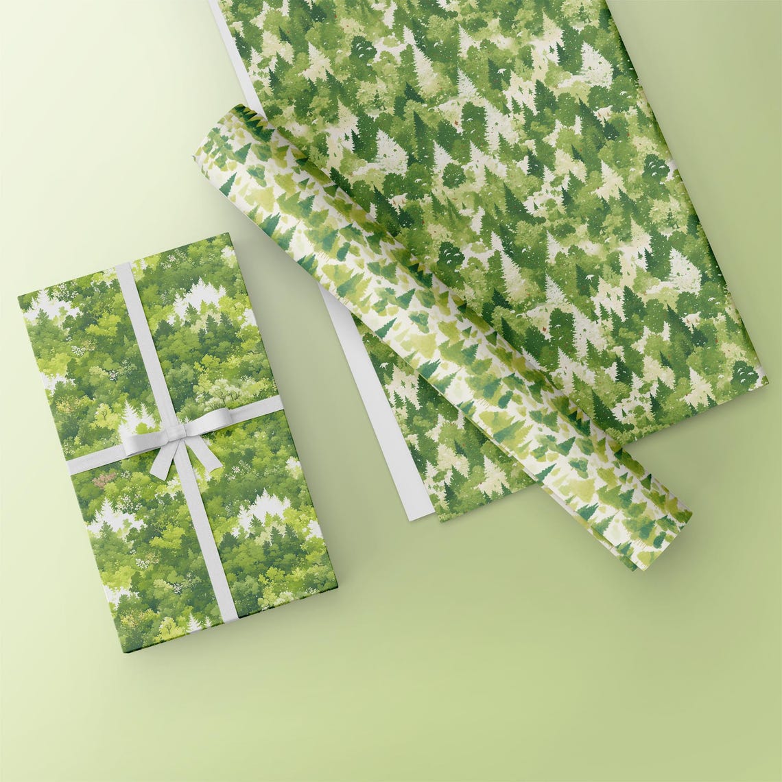 Green Forest Pattern Forest Background Forest Seamless Pattern Green ...