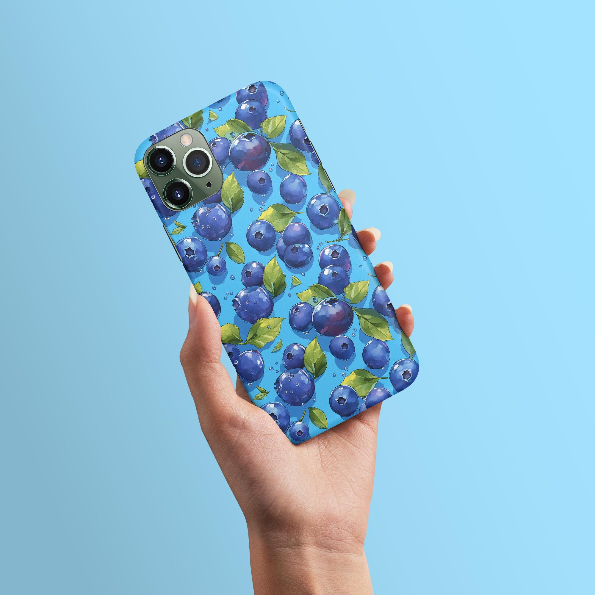 Blueberry Digital Paper Blueberry Seamless Pattern Blueberry Printable ...