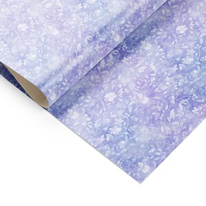 Lavender Watercolor Flowers Seamless Pattern Purple Watercolor Floral ...