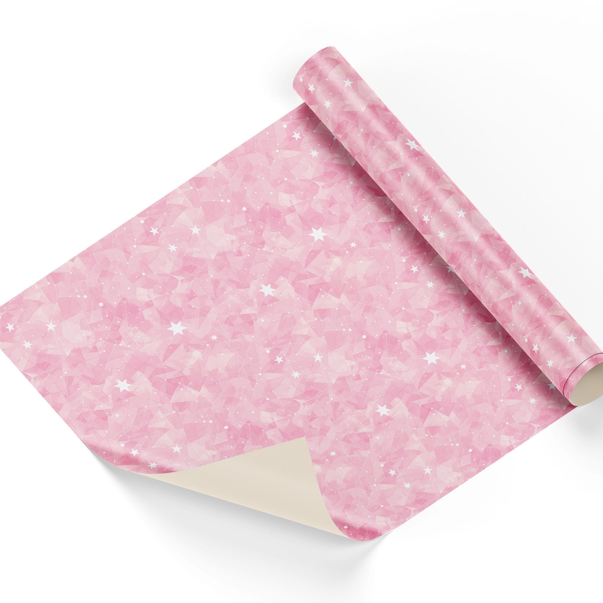 Pink Galaxy Printable Paper Starry Sky Pattern Glitter Galaxy ...