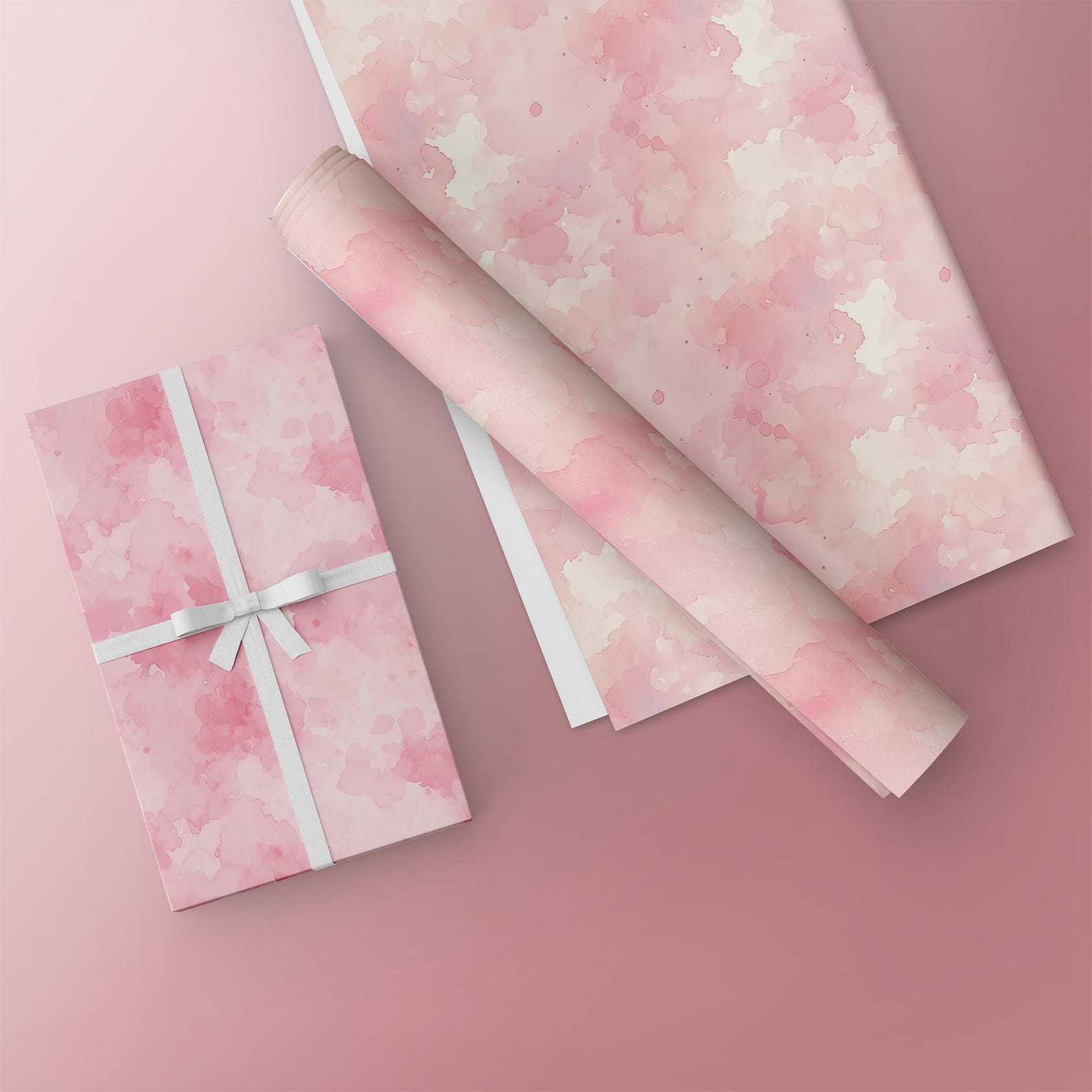 Pink Watercolor Paper Pink Watercolor Seamless Pattern Pink Watercolor ...