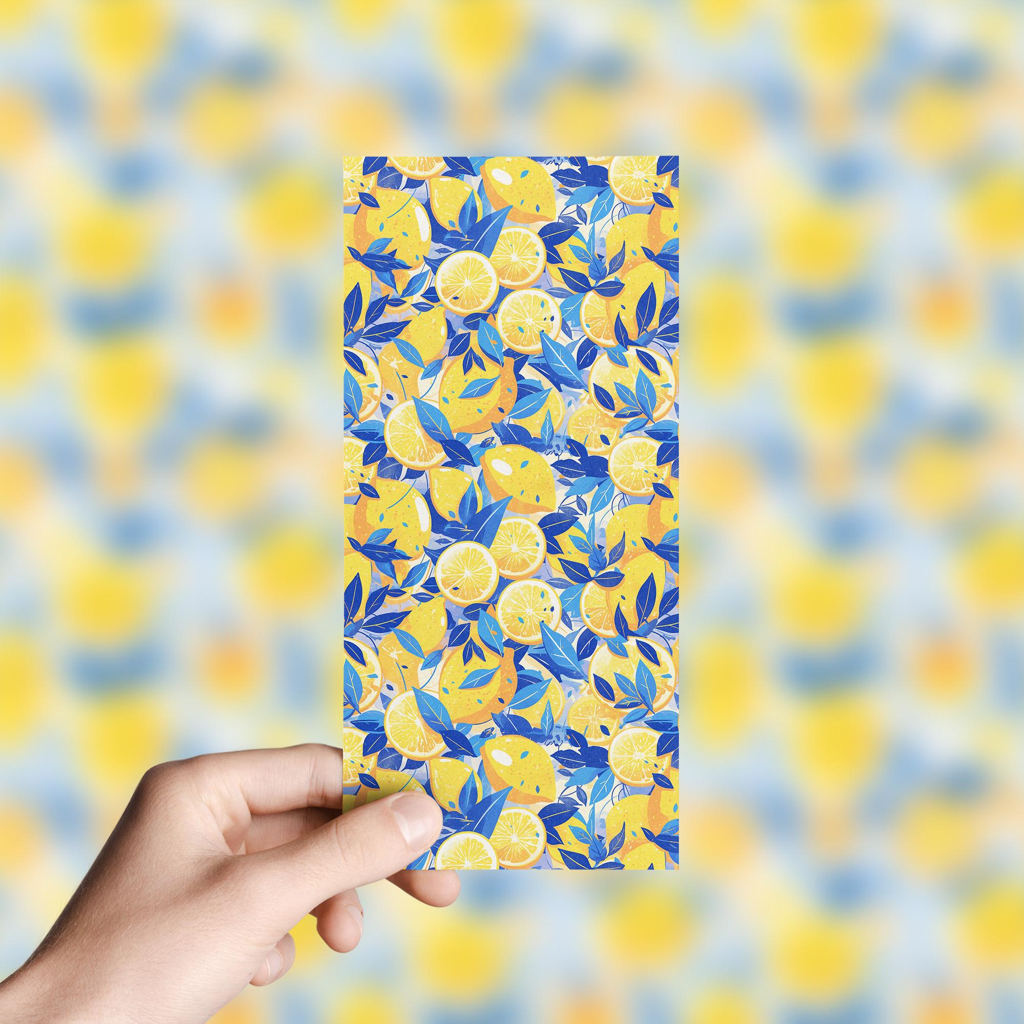 Citrus Digital Paper Lemon Printable Paper Citrus Pattern Lemon ...