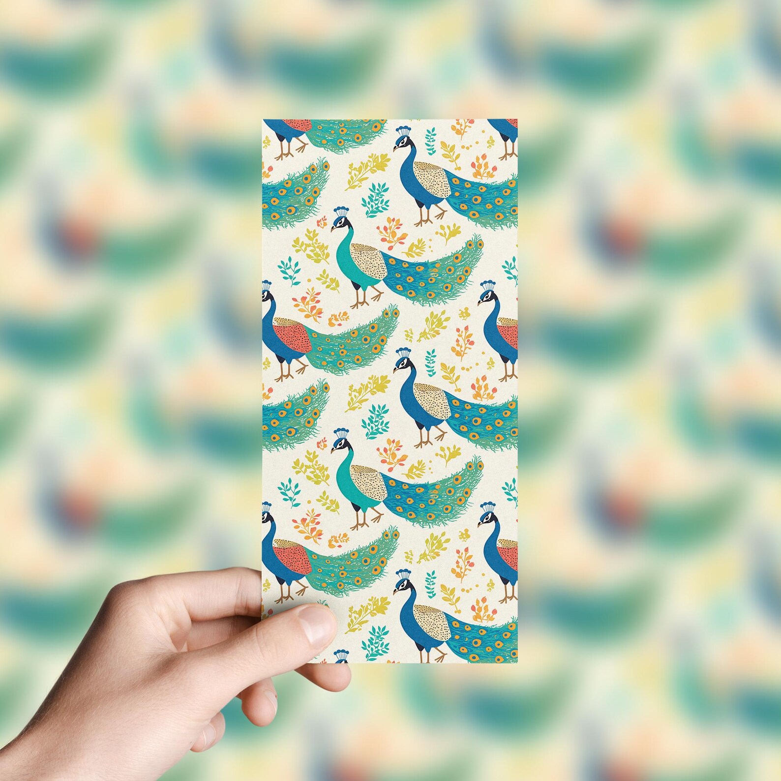 Peacock Seamless Pattern Peacock Background Peacock Scrapbooking ...