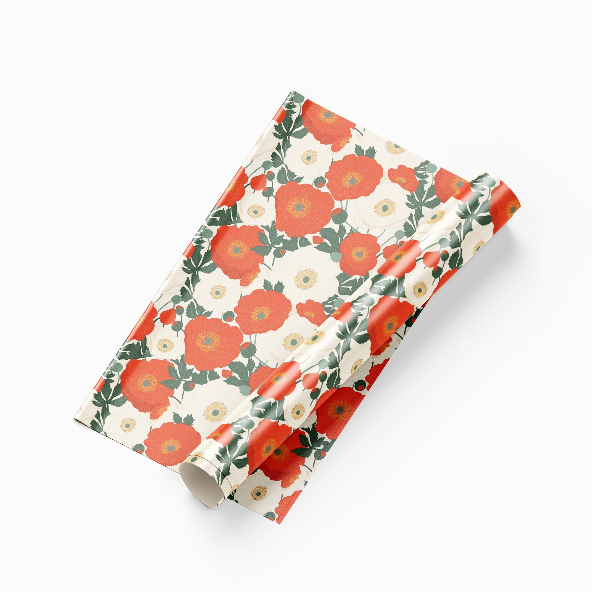 Poppy Seamless Pattern Poppy Texture Poppy Scrapbooking Paper Poppy ...