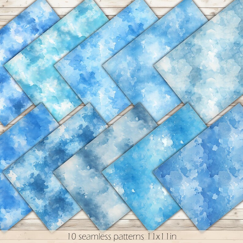 Blue Watercolor Texture Blue Watercolor Background Blue Watercolor ...