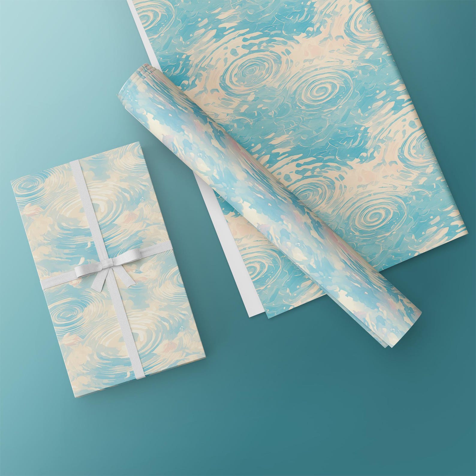 Water Ripple Digital Paper Water Ripples Texture Water Pattern Water ...