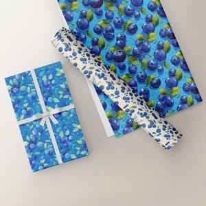 Blueberry Digital Paper Blueberry Seamless Pattern Blueberry Printable ...