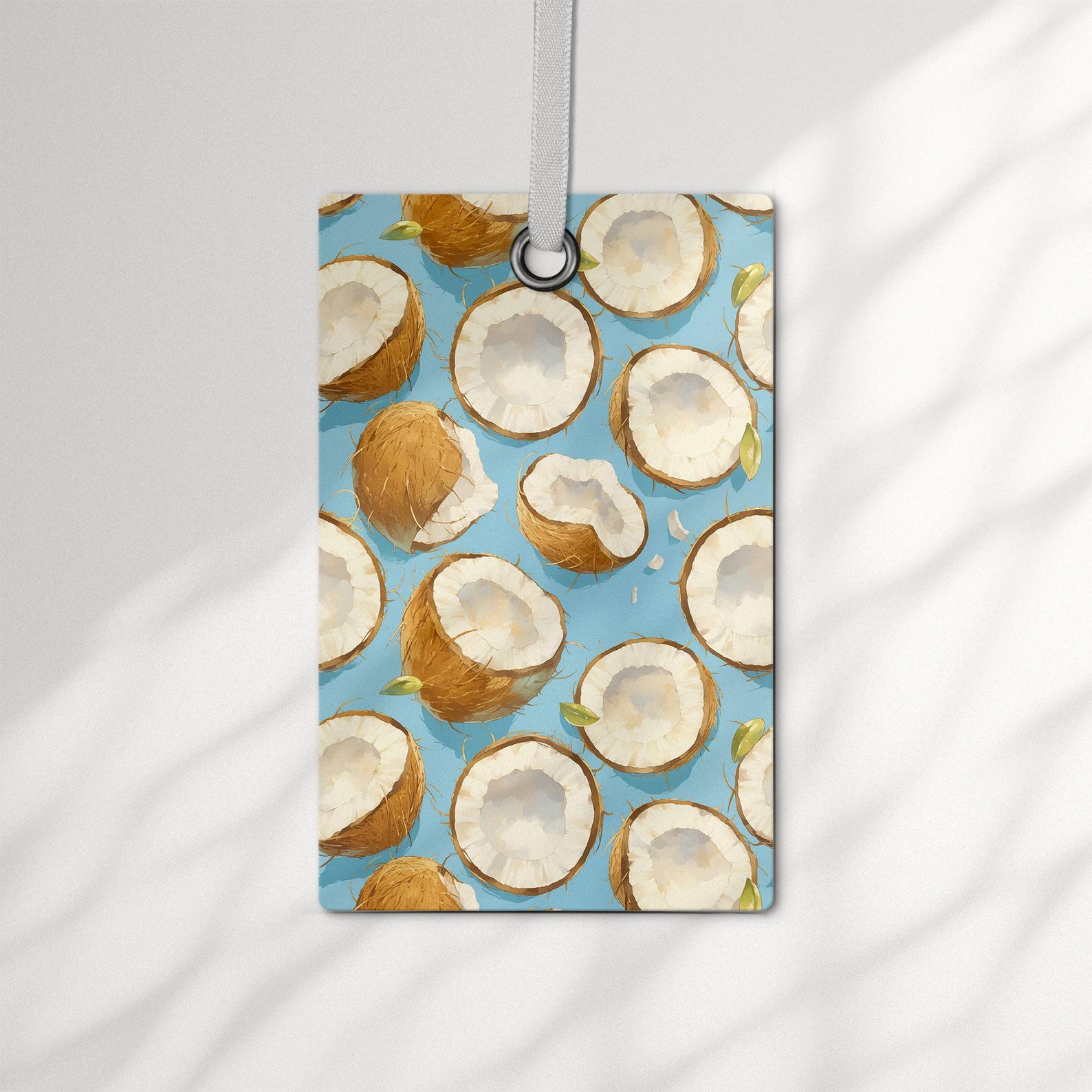 Blue Coconut Pattern Blue Coconut Background Coconut Seamless Pattern ...