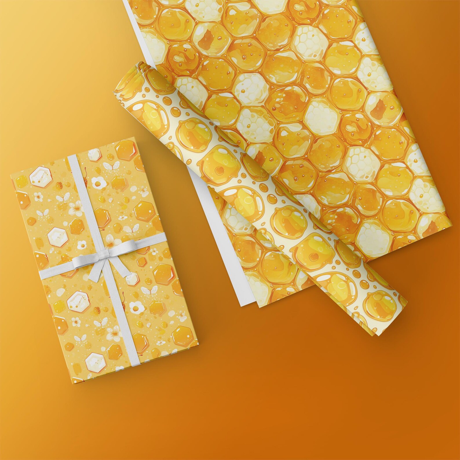 Honey Digital Paper Honey Printable Paper Honey Pattern Honey ...