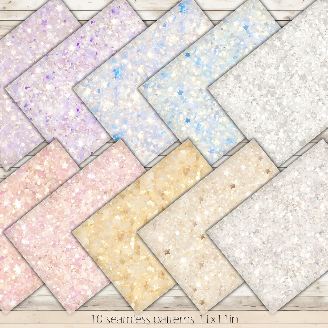 Pastel Glitter Digital Paper Glitter Seamless Pattern Glitter Printable ...