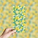 Lemon Digital Paper Lemon Printable Paper Lemon Pattern Lemon ...