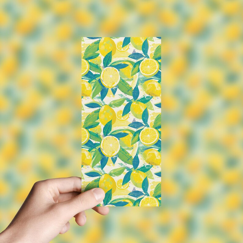 Lemon Digital Paper Lemon Printable Paper Lemon Pattern Lemon ...