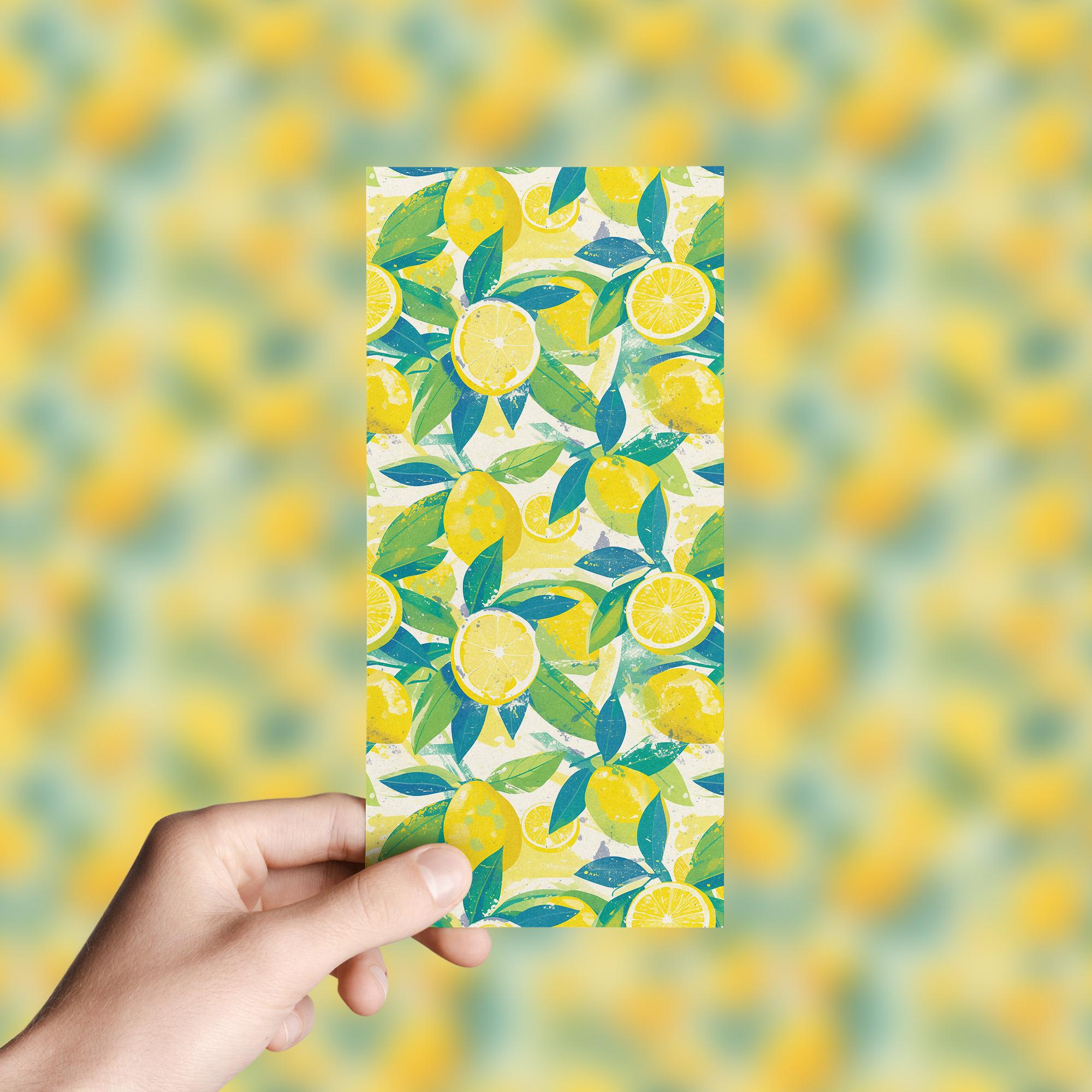 Lemon Digital Paper Lemon Printable Paper Lemon Pattern Lemon ...
