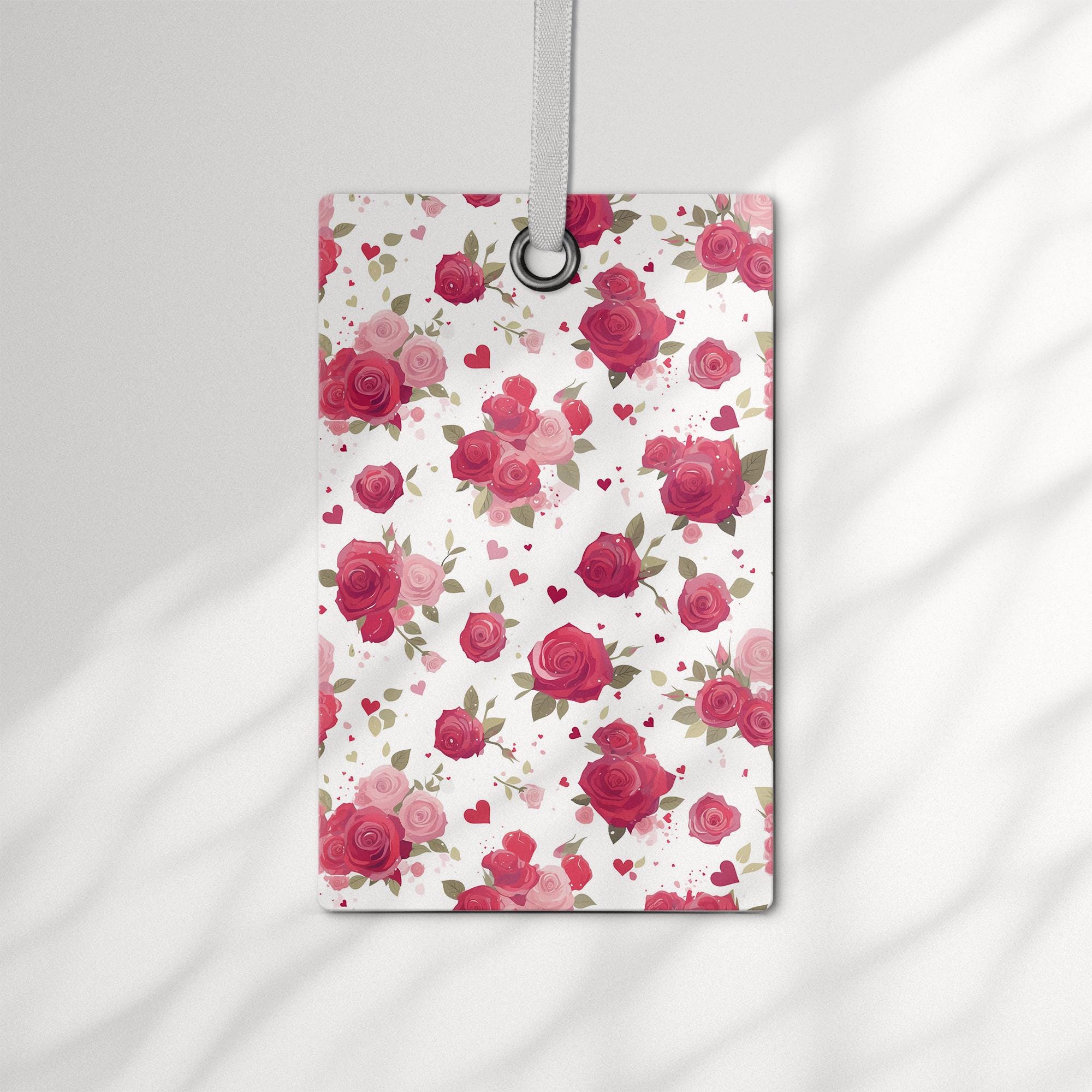 Red Rose Paper Rose Scrapbooking Paper Rose Digital Paper Rose ...