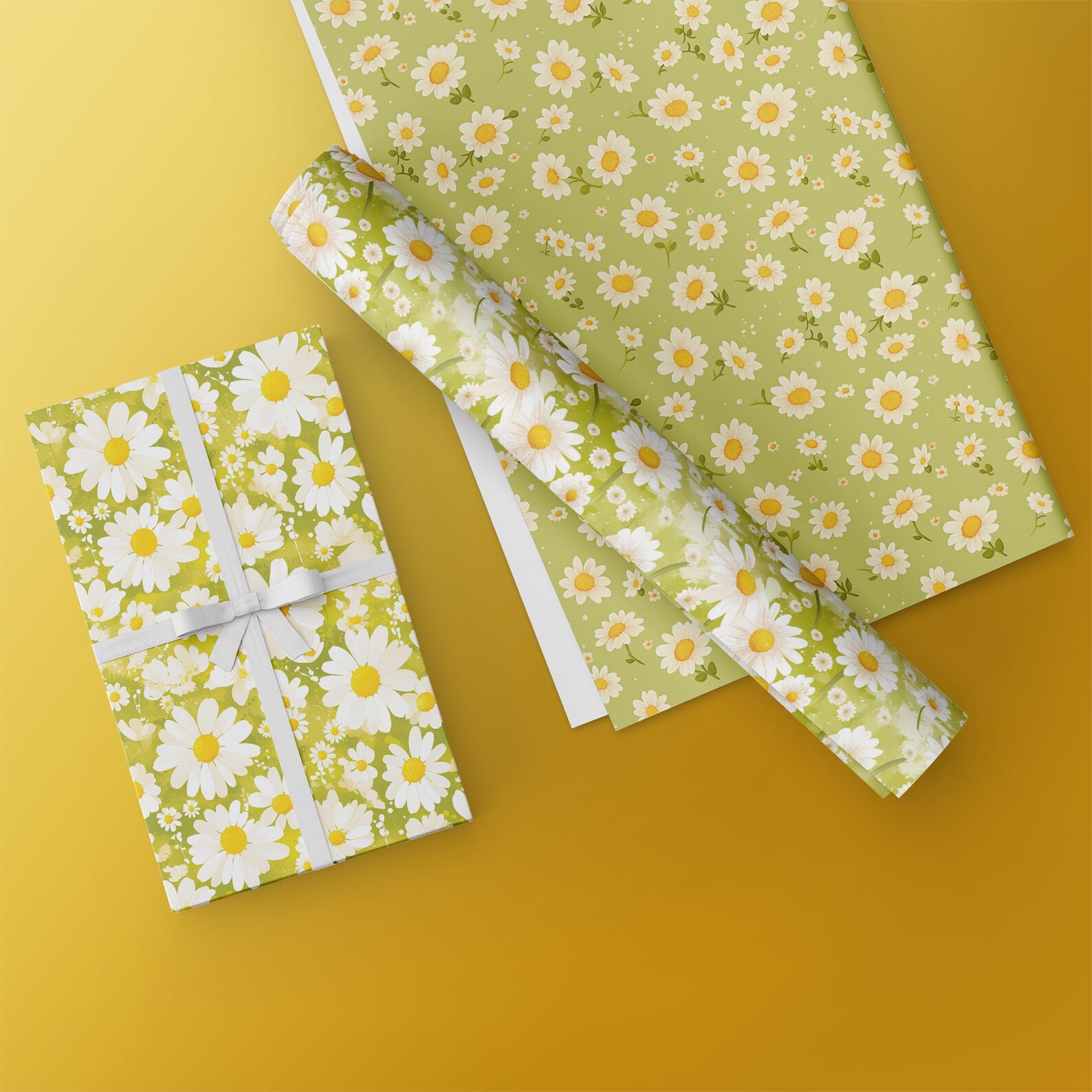 Daisy Digital Paper Daisy Printable Paper Daisy Pattern Daisy ...