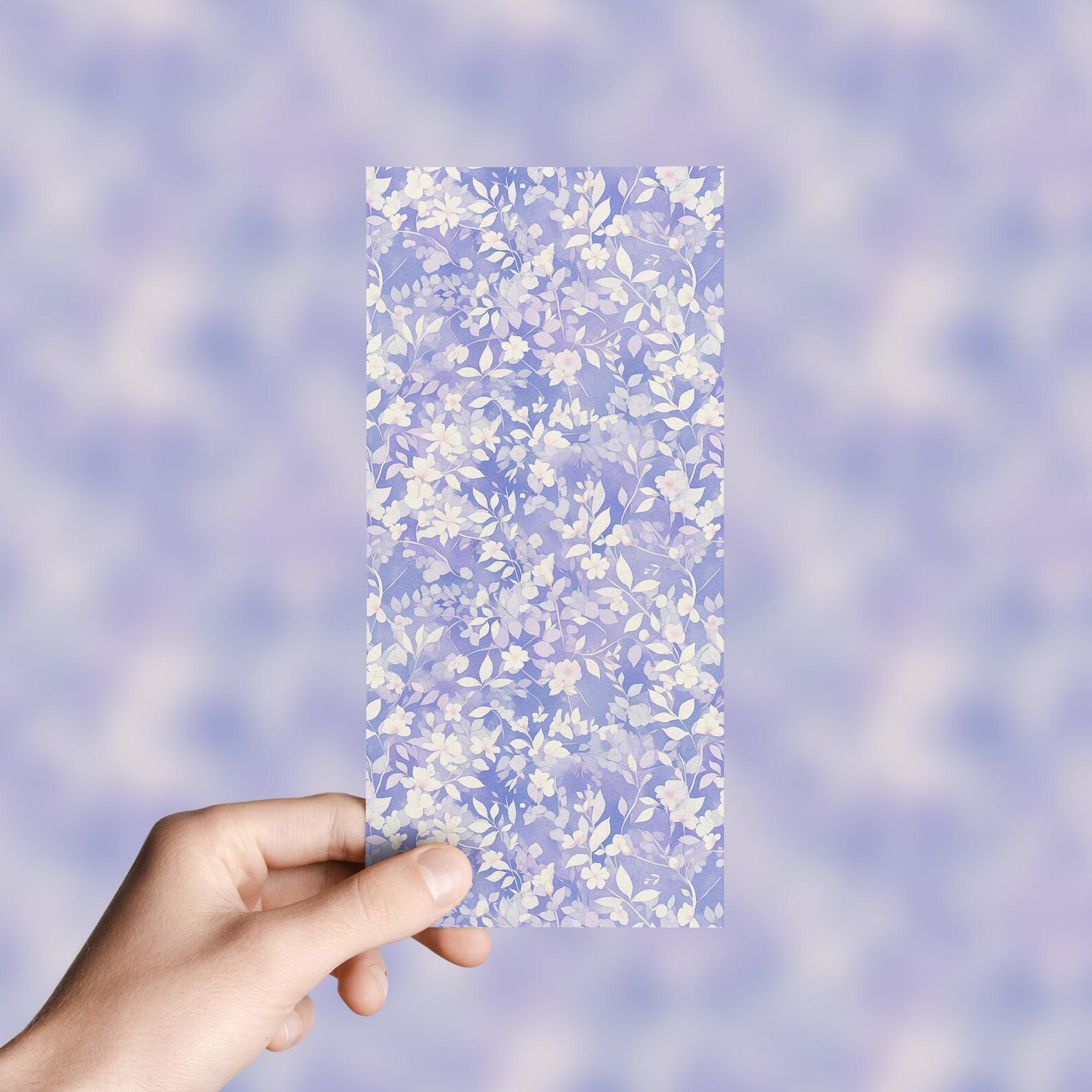 Lavender Watercolor Floral Digital Paper Purple Watercolor Printable ...