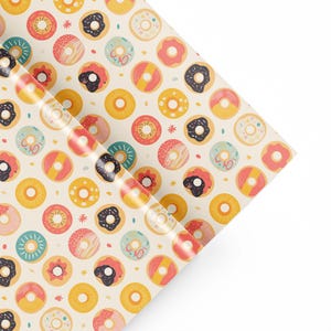 Pastel Donut Digital Paper Donut Seamless Pattern Donut Printable Paper ...