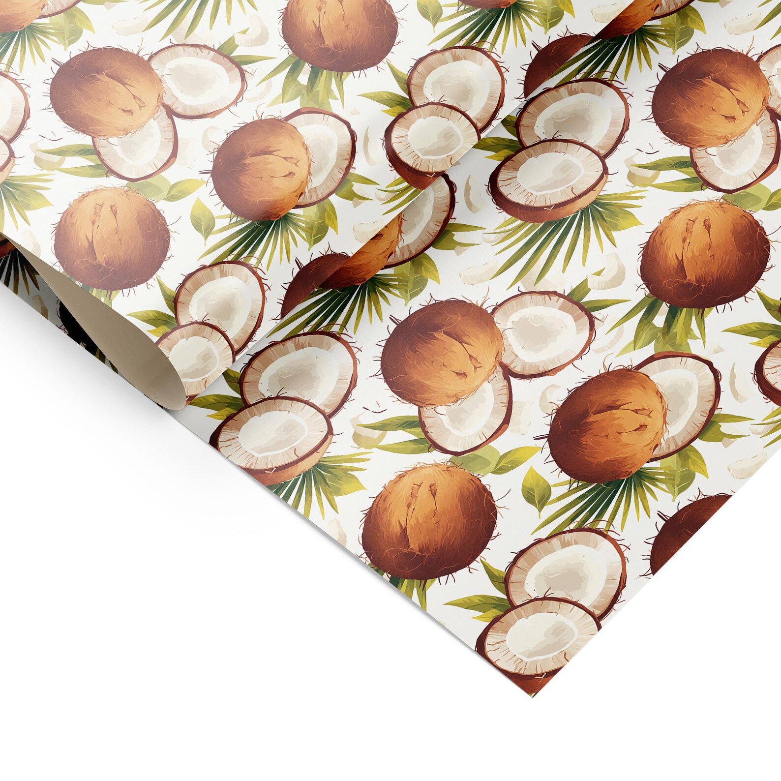 Green Coconut Background Coconut Seamless Pattern Green Coconut Texture ...