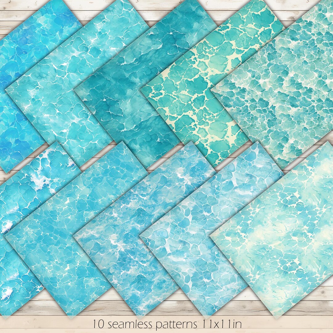 Ocean Seamless Pattern Ocean Background Water Surface Pattern Water ...