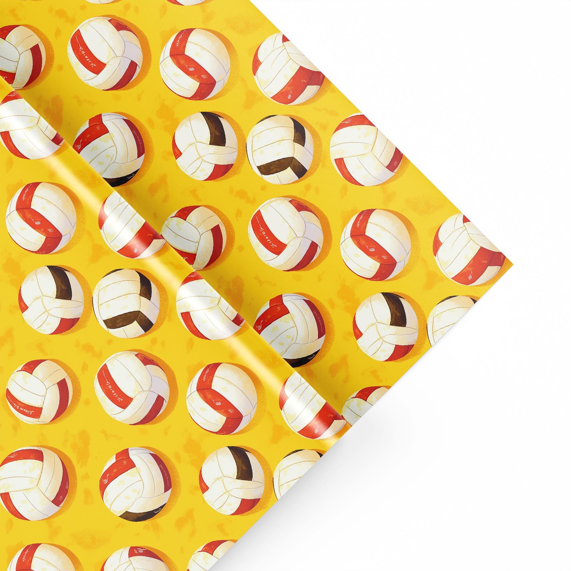 Volleyball Digital Paper Volleyball Seamless Pattern Volleyball ...