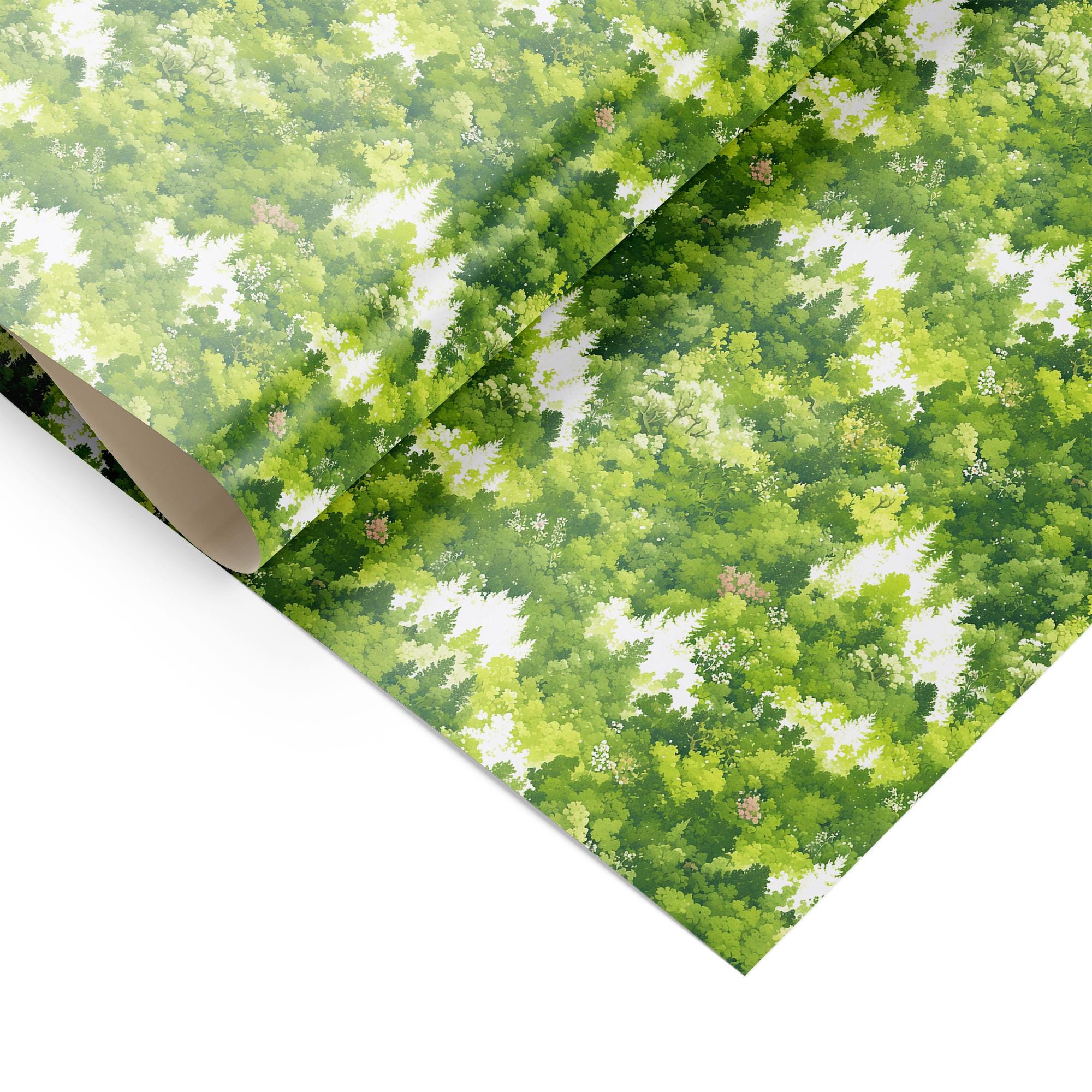 Green Forest Pattern Forest Background Forest Seamless Pattern Green ...