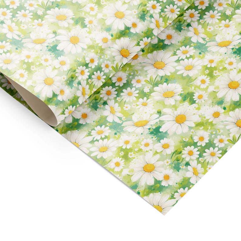 Daisy Digital Paper Daisy Printable Paper Daisy Pattern Daisy ...