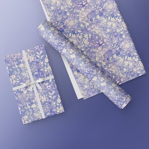 Lavender Watercolor Floral Digital Paper Purple Watercolor Printable ...