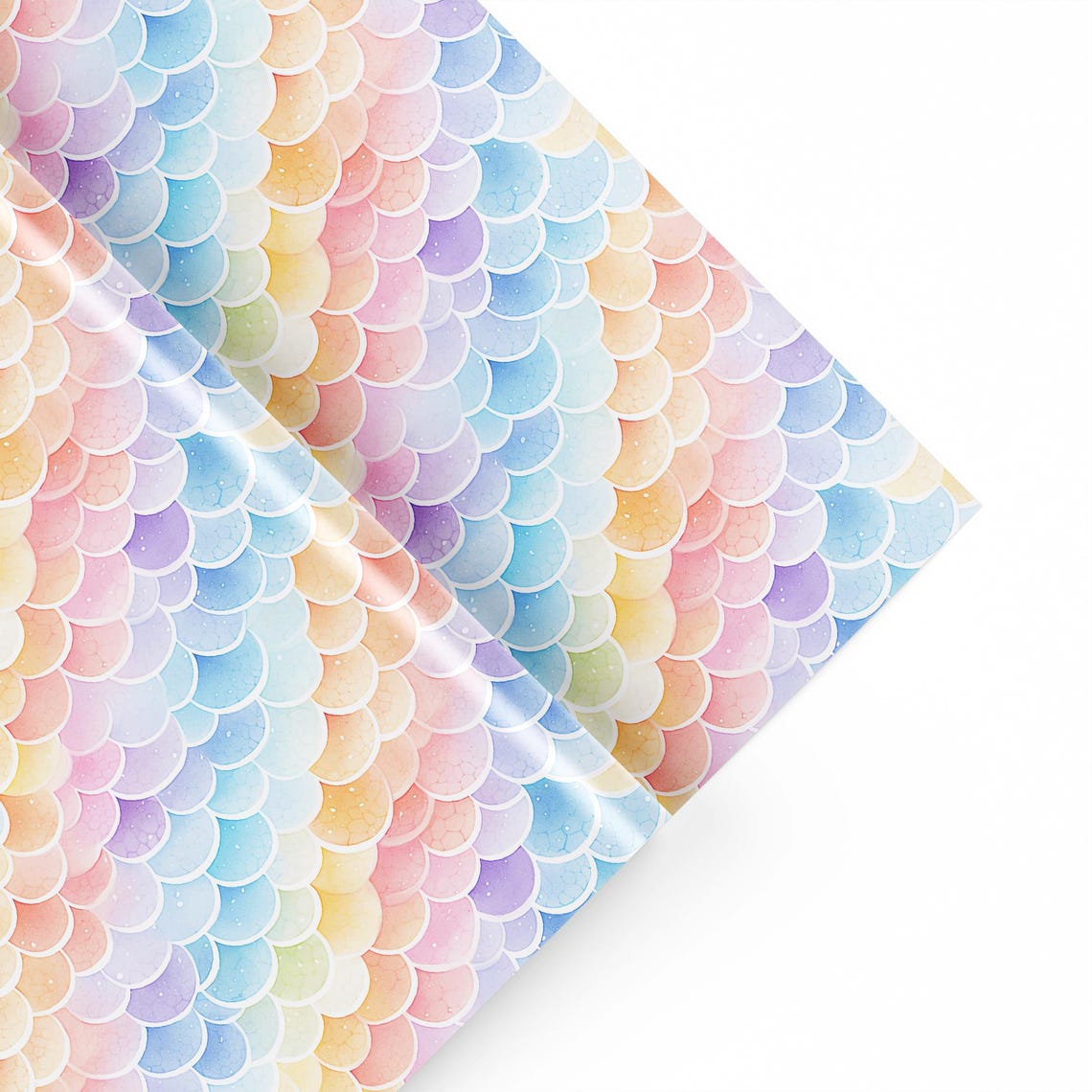 Rainbow Scales Seamless Pattern Scales Printable Paper Scales Pattern ...