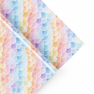 Rainbow Scales Seamless Pattern Scales Printable Paper Scales Pattern ...
