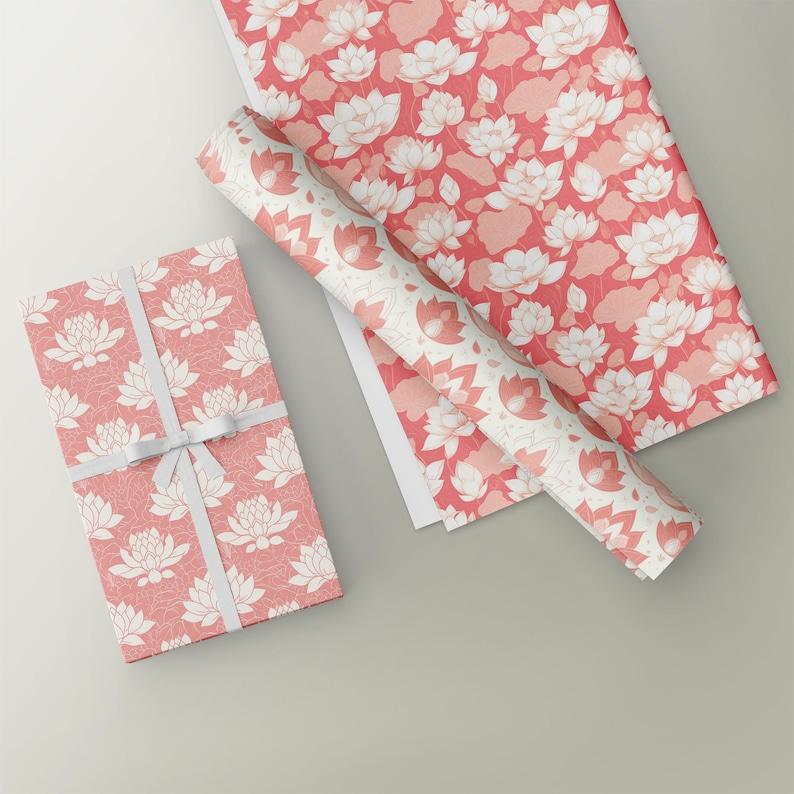 Lotus Seamless Pattern Lotus Printable Paper Lotus Pattern Lotus ...