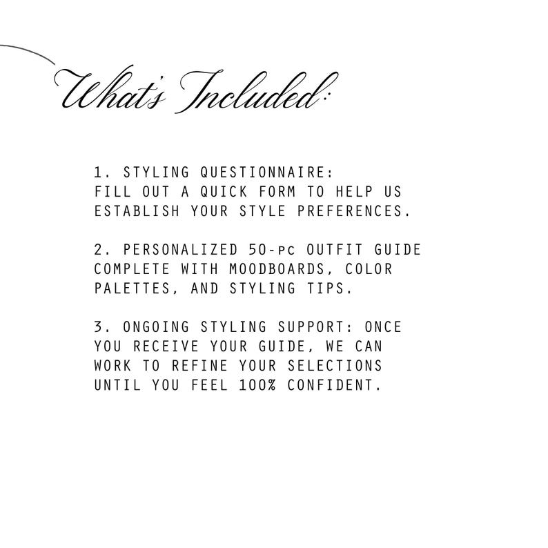 Virtual Personal Shopper - Custom Style Guide - Personalized Outfit ...