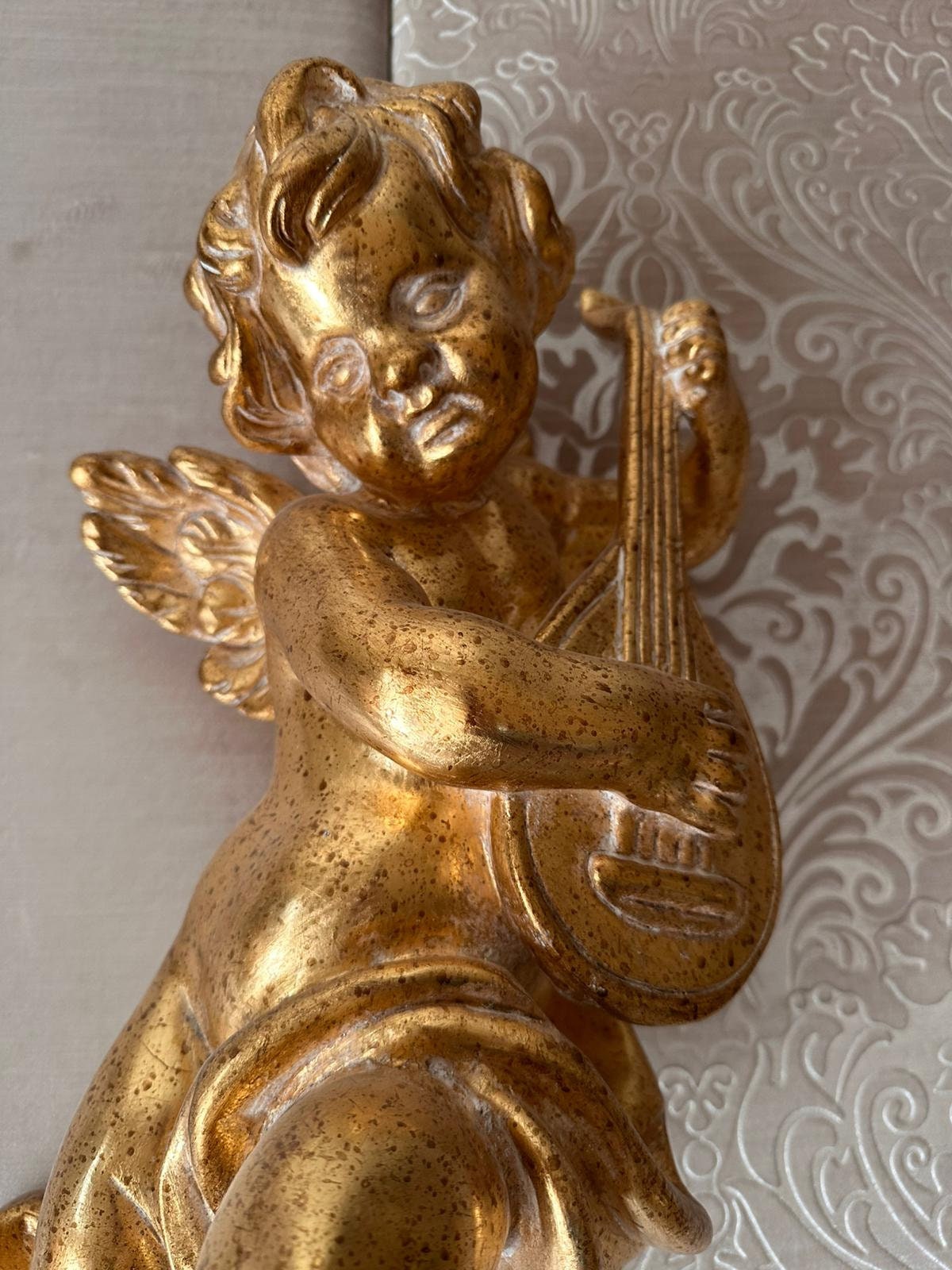 Handmade Angel With Lute - Etsy