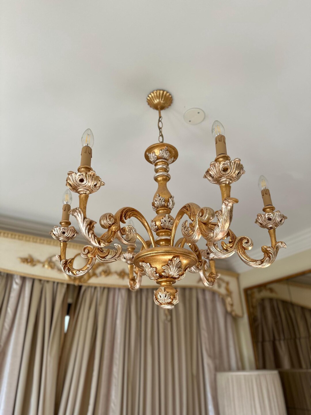 Classic Handmade 6-light Chandelier - Etsy