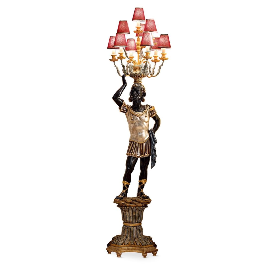 Classic Carved Handmade Roman Statue Floor Lamp - Etsy