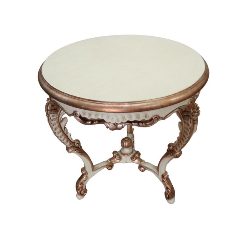 Classic Handmade Small Round Table - Etsy