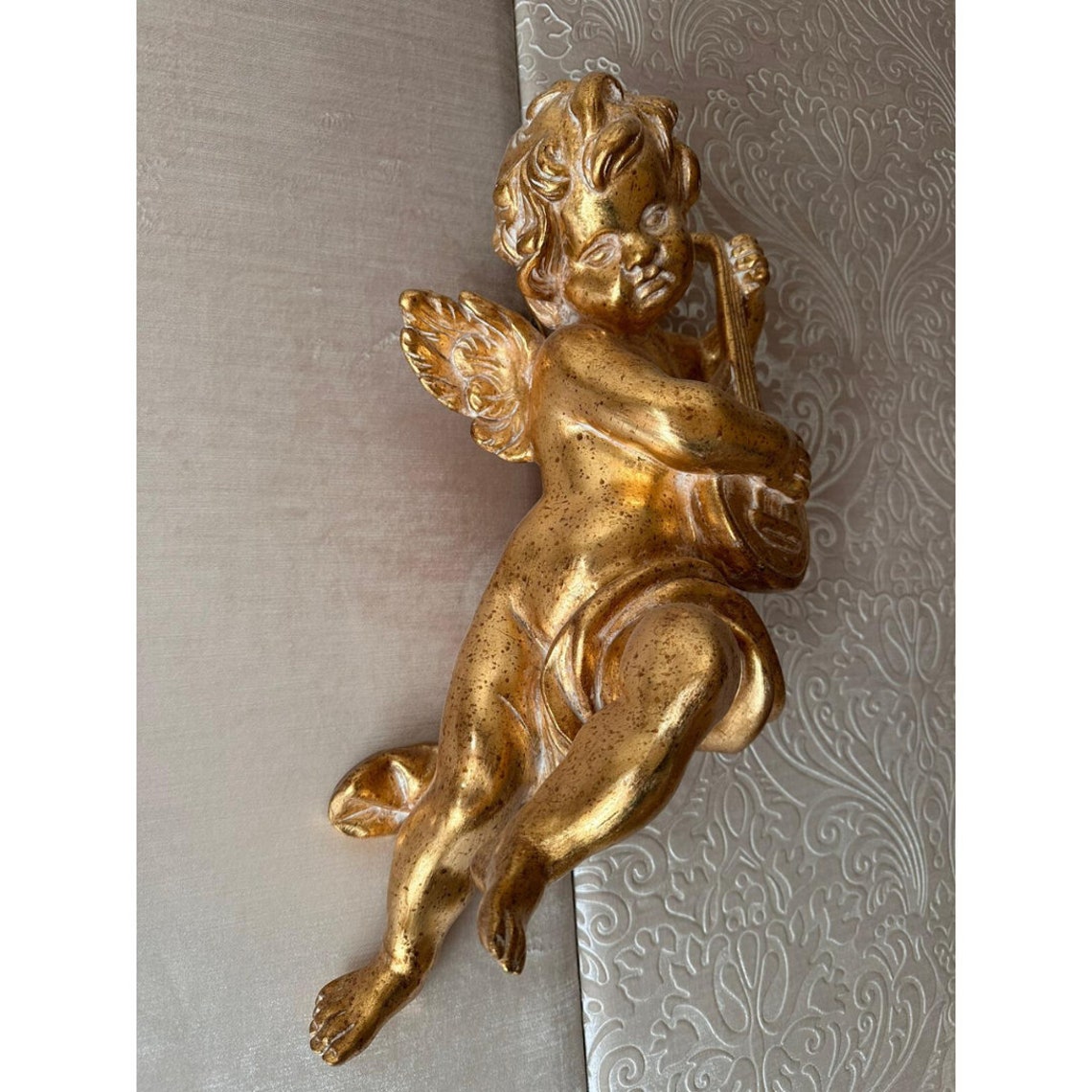 Handmade Angel With Lute - Etsy