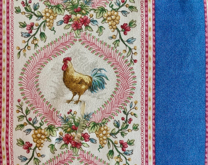 P Kaufmann Toile Chicken Rooster Fabric French Country for Home Decor ...