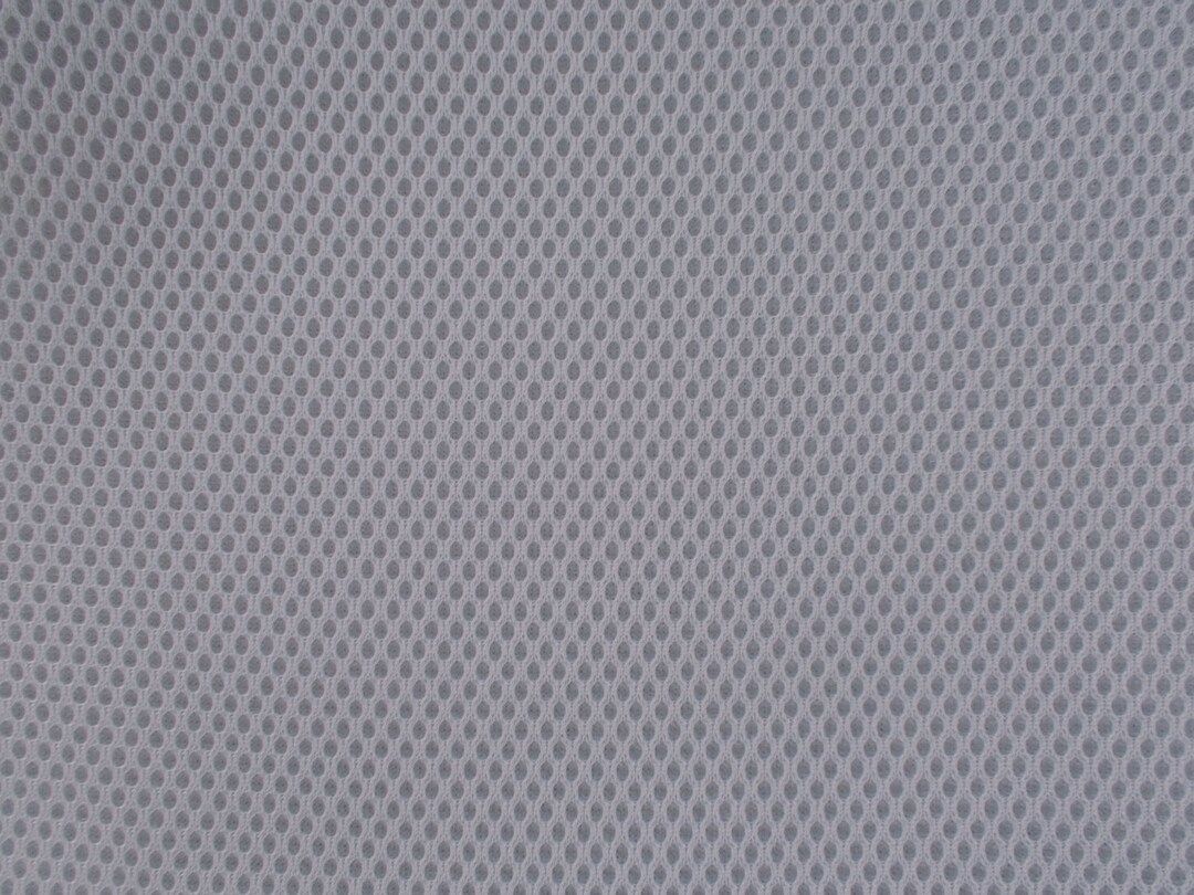 Padded Mesh Fabric LIGHT GRAY SILVER Auto Upholstery Bags Shoes ...