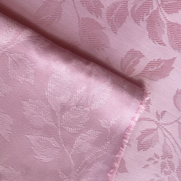 Pink Damask Fabric - Etsy