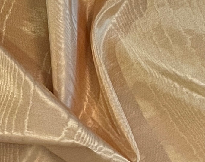 Moire Fabric Classic Watermark Cotton Blend Light Ivory Upholstery ...