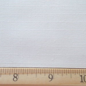 Cotton Ripstop Fabric PURE WHITE Tear Resistant Breathable for Apparel ...