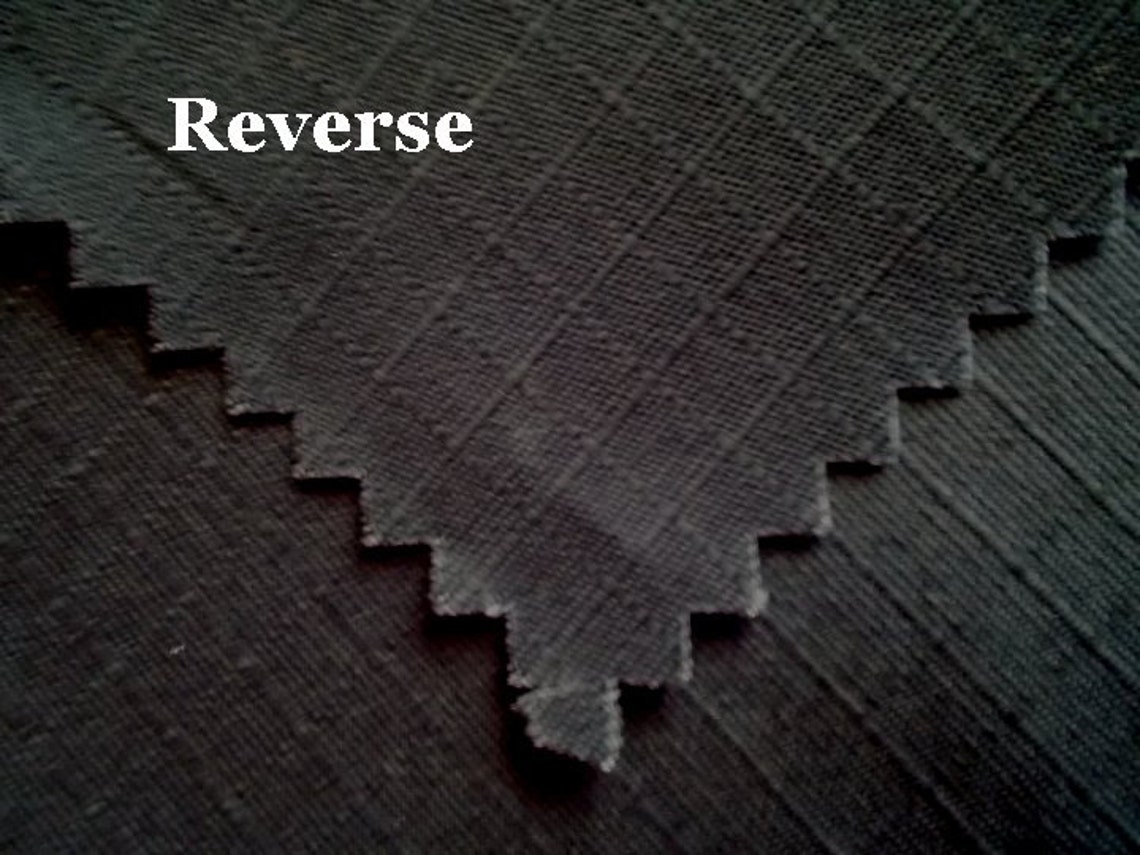 Cotton Ripstop Fabric JET BLACK Apparel Crafts Multipurpose Activewear ...