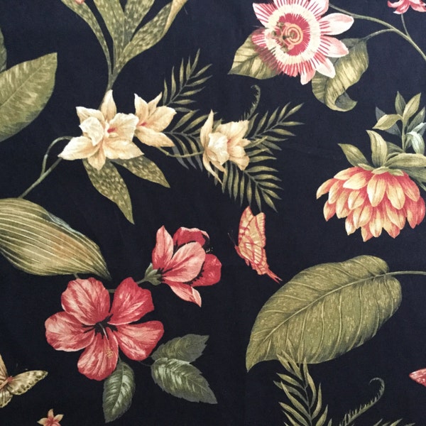 Upholstery Tropical Caribbean Fabric - Etsy