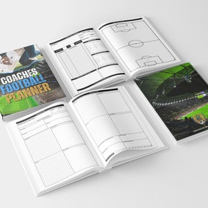 A4 Hardback Book Coaches Football Planner Sports Planner Fixtures ...