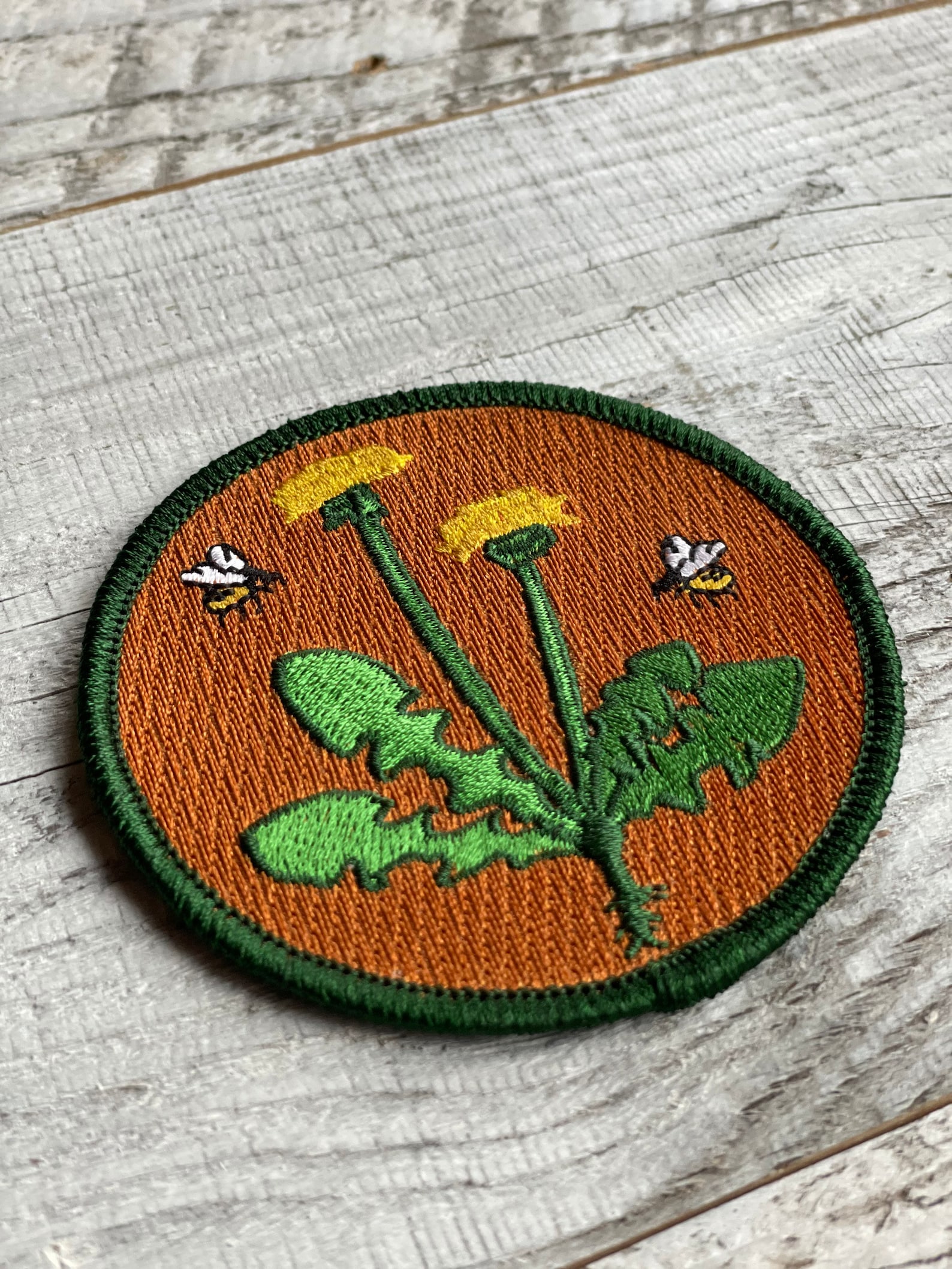 Dandelion Patch, Honey Bee, Nature Patch, Explore Patch, Hiking Patch ...