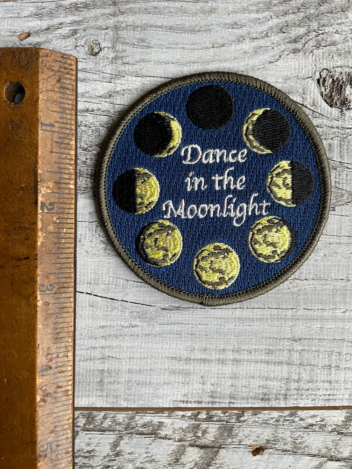 Embroidered Patch, Moon Patch, Iron on Patch, Sew on Patch, Circle ...